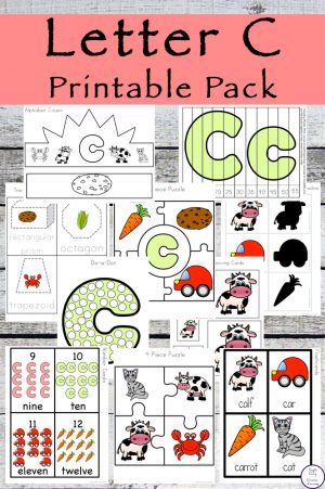 {Letter of the Week} Letter C Printable Pack - Simple Living. Creative ...