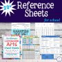 20+ Reference Sheets for School - Simple Living. Creative Learning
