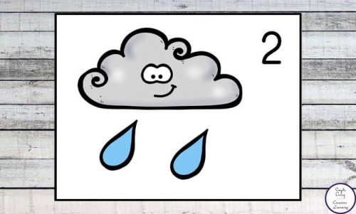Rain Drop Counting Mats - Simple Living. Creative Learning