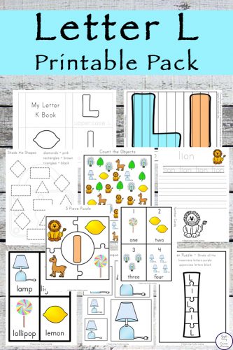 {Letter of the Week} Letter L Printable Pack - Simple Living. Creative ...