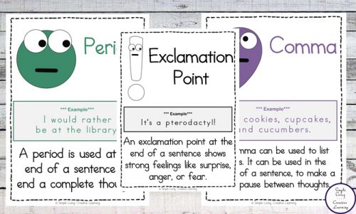 Teaching Punctuation with Semicolons, Cupcakes, and Cucumbers - Simple ...