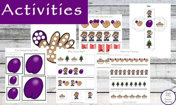 Little Jack Horner Printable Pack - Simple Living. Creative Learning