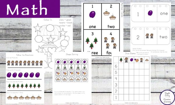 Little Jack Horner Printable Pack - Simple Living. Creative Learning