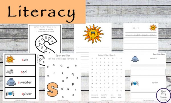 {Letter of the Week} Letter S Printable Pack - Simple Living. Creative ...