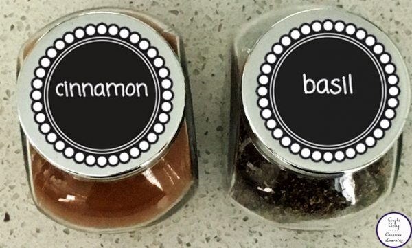 DIY Spice Labels - Simple Living. Creative Learning