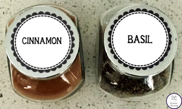 DIY Spice Labels - Simple Living. Creative Learning