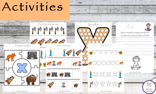 {Letter of the Week} Letter X Printable Pack - Simple Living. Creative ...