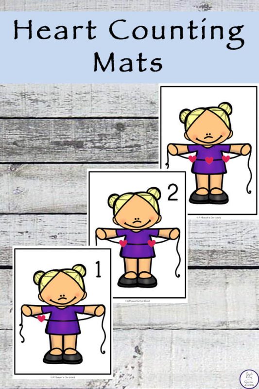 Heart Counting Mats - Simple Living. Creative Learning