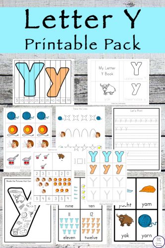 {Letter of the Week} Letter Y Printable Pack - Simple Living. Creative ...