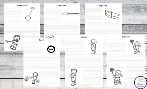 2018 Commonwealth Games Printables - Simple Living. Creative Learning