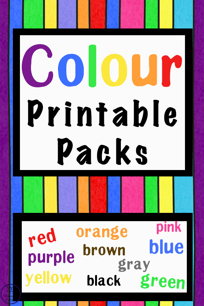 Colour of the Week Printable Packs - Simple Living. Creative Learning