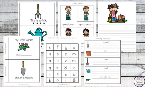 Flower Garden Printable Pack - Simple Living. Creative Learning