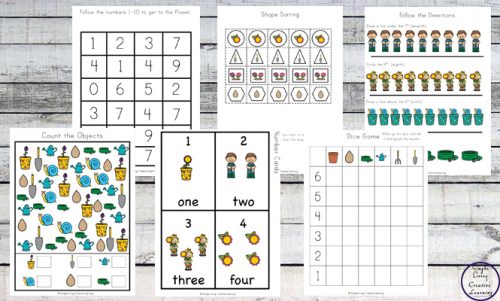 Flower Garden Printable Pack - Simple Living. Creative Learning