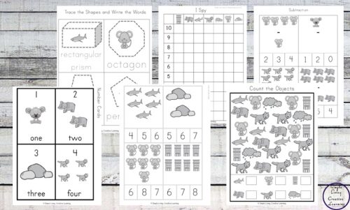 Gray / Grey Printable Pack - Simple Living. Creative Learning