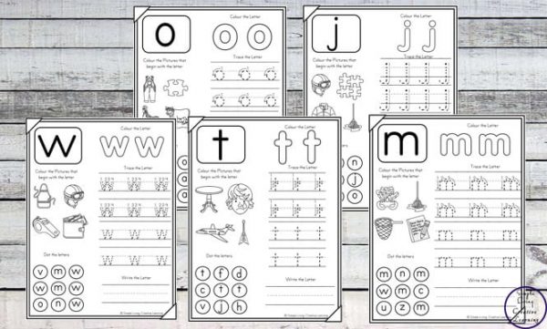 No-Prep Lowercase Alphabet Worksheets - Simple Living. Creative Learning