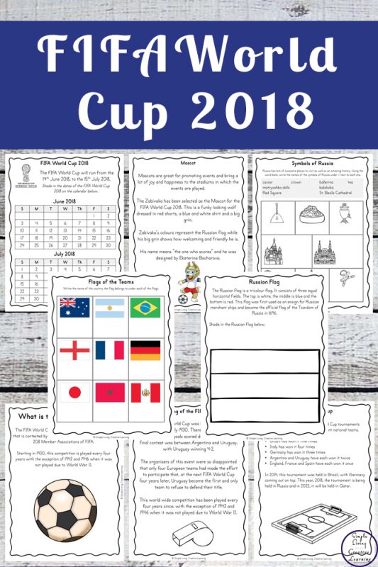 FIFA World Cup 2018 - Simple Living. Creative Learning