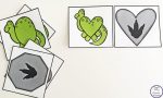 Dinosaur Shape Matching Cards - Simple Living. Creative Learning