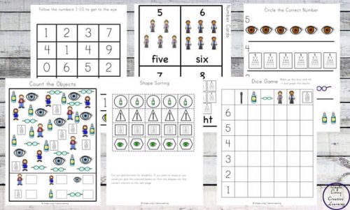 Eye Doctor Printable Pack - Simple Living. Creative Learning