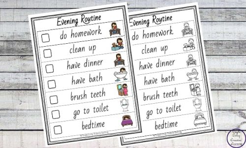 Daily Routine Printables - Simple Living. Creative Learning