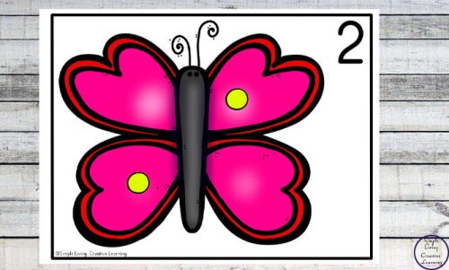 Butterfly Counting Mats - Simple Living. Creative Learning