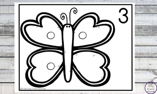 Butterfly Counting Mats - Simple Living. Creative Learning