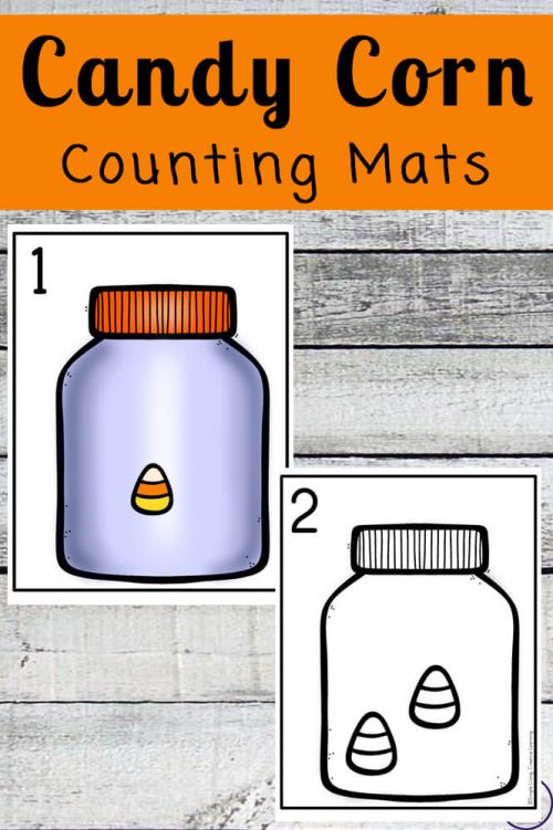 Candy Corn Counting Mats - Simple Living. Creative Learning