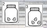 Candy Corn Counting Mats - Simple Living. Creative Learning