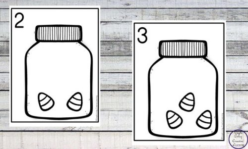 Candy Corn Counting Mats - Simple Living. Creative Learning