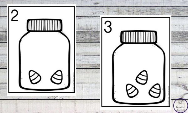 Candy Corn Counting Mats - Simple Living. Creative Learning