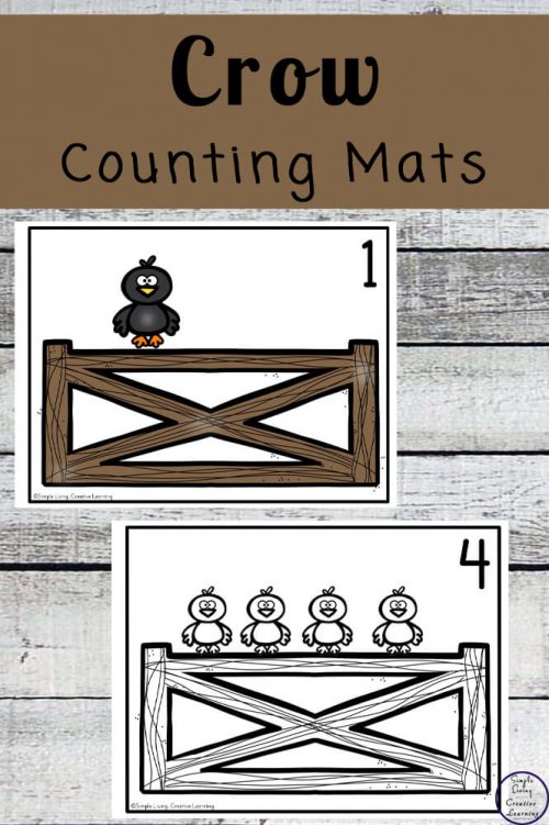Crow Counting Mats - Simple Living. Creative Learning