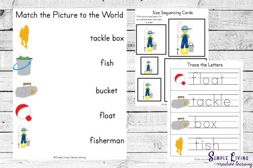Fishing Printable Pack - Simple Living. Creative Learning