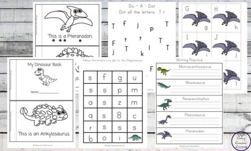 Dinosaur Printable Pack - Simple Living. Creative Learning