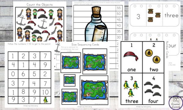Pirate Printable Pack - Simple Living. Creative Learning