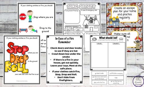 Fire Safety Printable Pack - Simple Living. Creative Learning