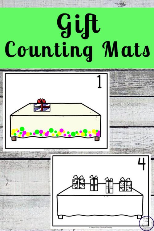 Gift Counting Mats - Simple Living. Creative Learning