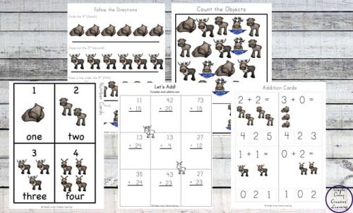 Reindeer Life Cycle Printable Pack - Simple Living. Creative Learning