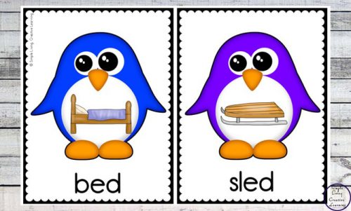 Winter Rhyming Cards - Simple Living. Creative Learning