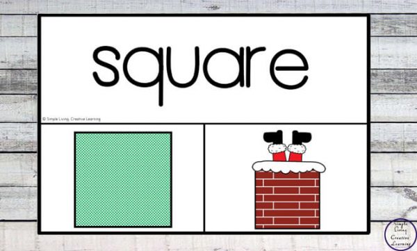 Christmas 2d Shape Puzzles - Simple Living. Creative Learning