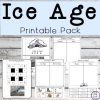 Ice Age Printable Pack - Simple Living. Creative Learning