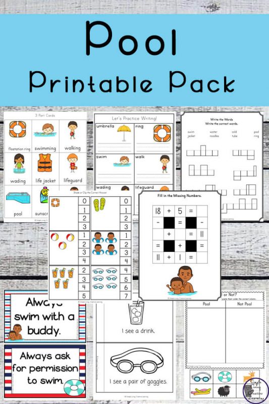 Teaching Water Safety plus Pool Printable Pack - Simple Living ...