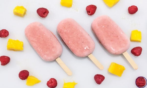 Banana, Mango & Raspberry Popsicles - Simple Living. Creative Learning