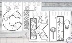 Alphabet Maze and Beginning Sound Cards - Simple Living. Creative Learning