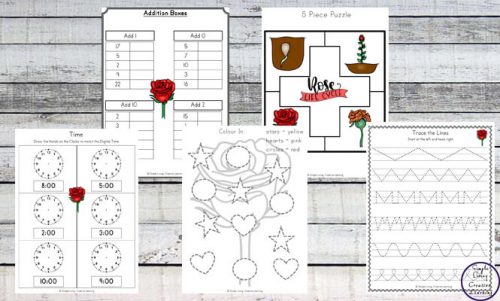 Rose Life Cycle Printable Pack - Simple Living. Creative Learning