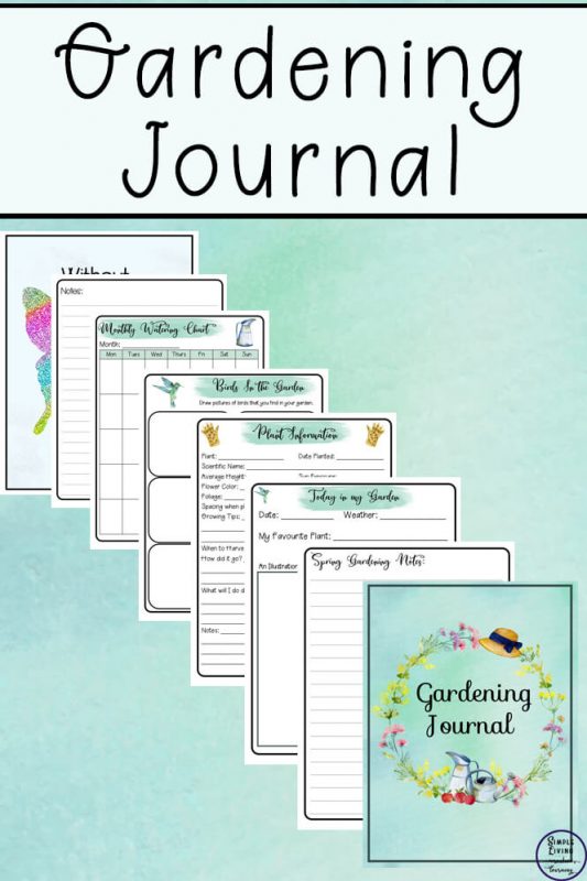Create a Gardening Journal - Simple Living. Creative Learning