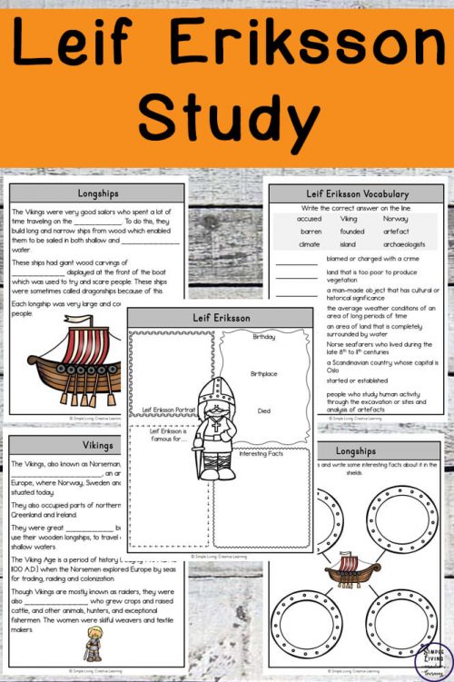 Leif Eriksson and the Vikings Study - Simple Living. Creative Learning