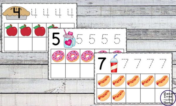 A - Z Ten Frame Mats - Simple Living. Creative Learning
