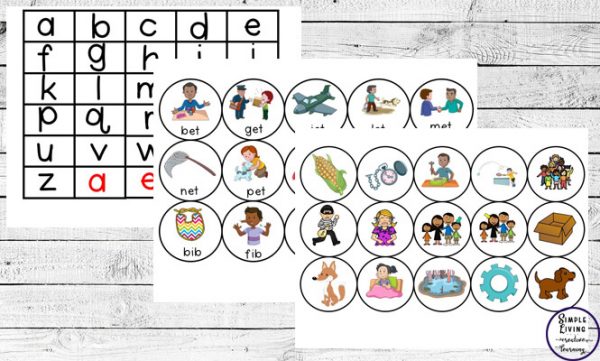 Build A CVC Word {Crab Themed} - Simple Living. Creative Learning