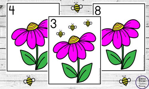 Bee Counting Mats - Simple Living. Creative Learning