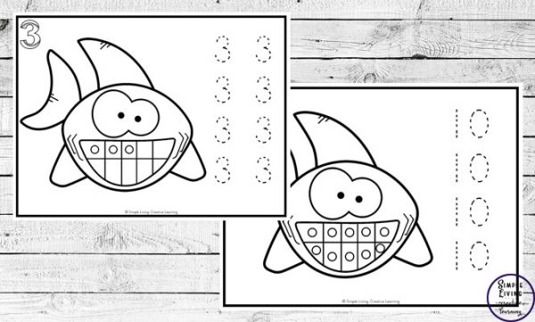 Shark Ten Frame Mats - Simple Living. Creative Learning