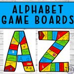 Alphabet Game Boards - Simple Living. Creative Learning